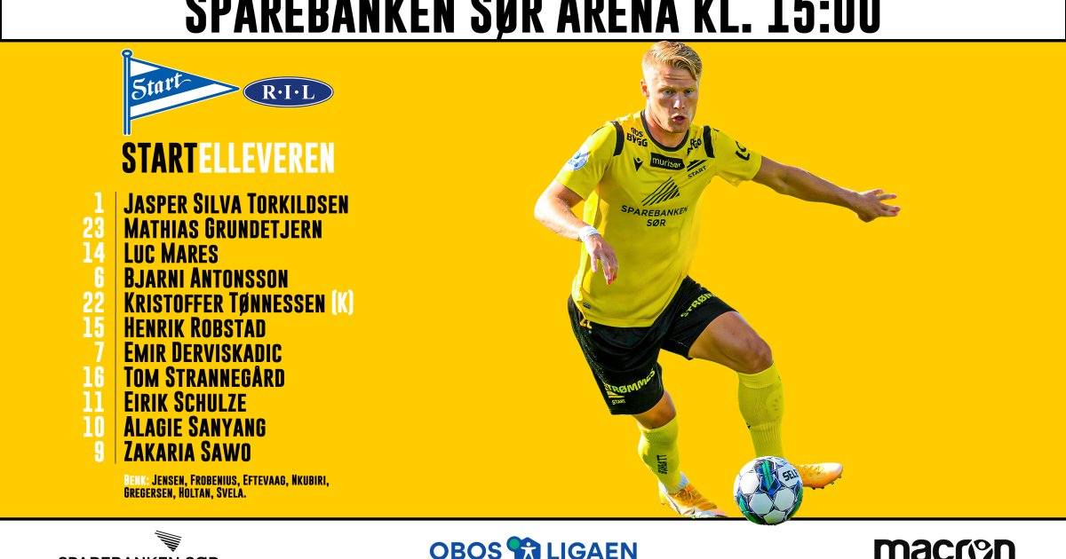 Disse starter sesongens siste seriekamp / Start