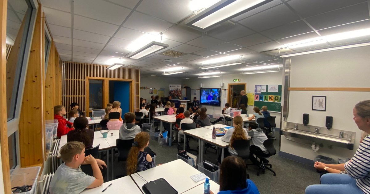 Grundetjern, Robstad og Tveita besøkte Solholmen skole / Start