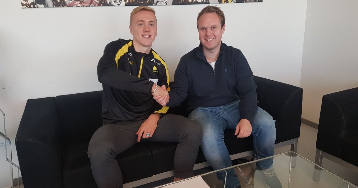 Her er Starts nye spiss / Start