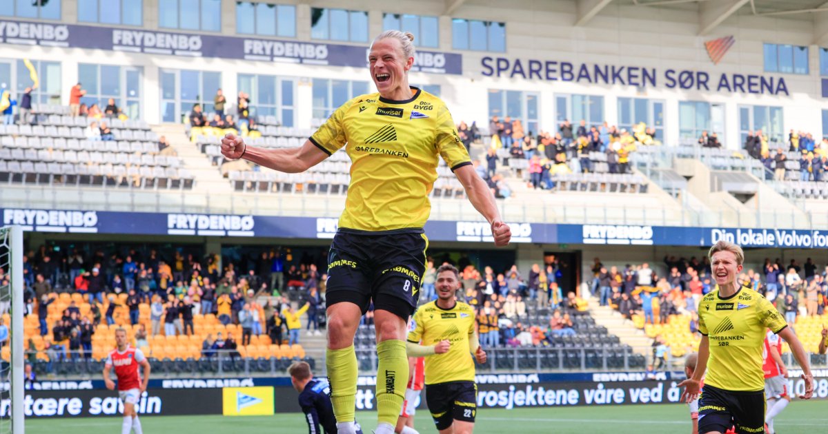 Mathias fra start - dette er laget mot Mjøndalen / Start