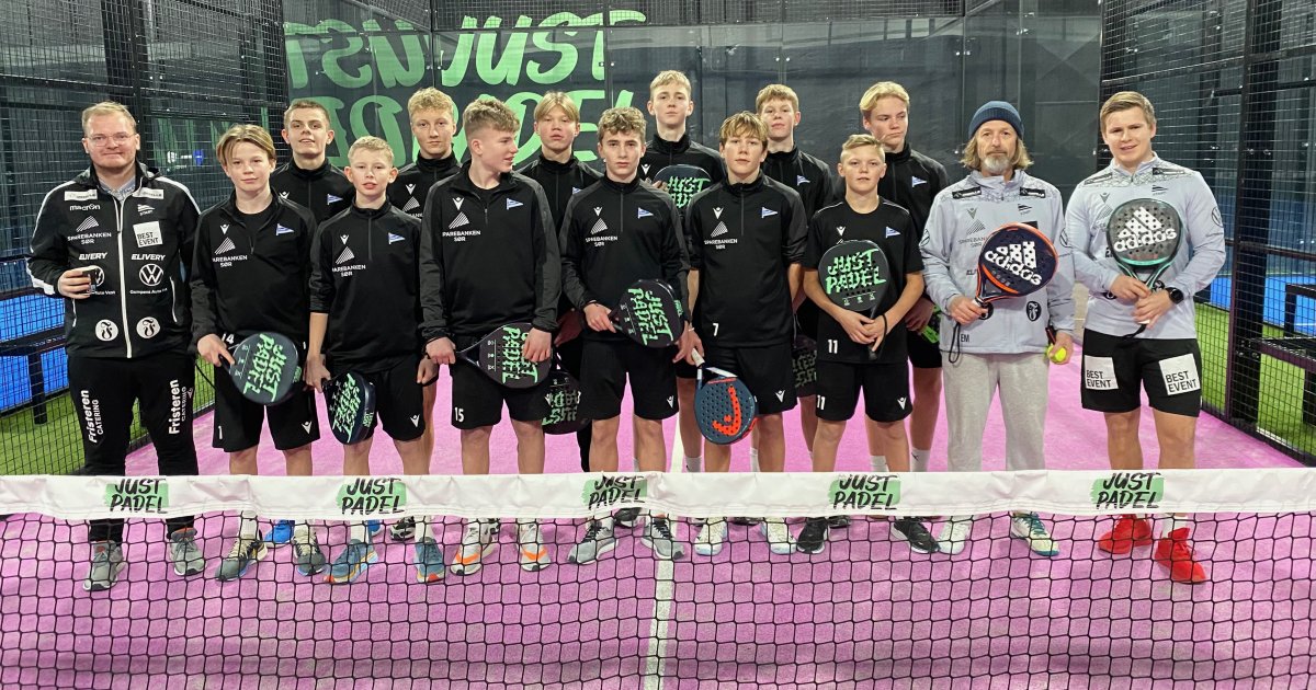 Padel og pizza for G15-guttene / Start