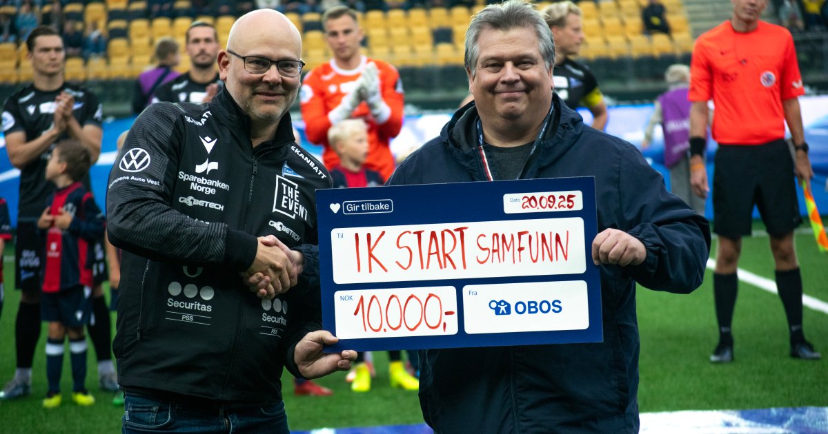 Støtte fra OBOS til IK Start Samfunn og en vellykket OBOS Fanzone+ / Start